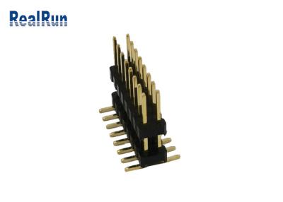 Cina Pin Header Connector a corrente debole 2.54mm tipo verticale oro SMD 3A di fila doppia di 16 posizioni in vendita
