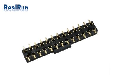 中国 2.54mm SMTの女性ヘッダーのプラスチック高さ3.5mmの絶縁体2x13Pの位置PCBのコネクター 販売のため