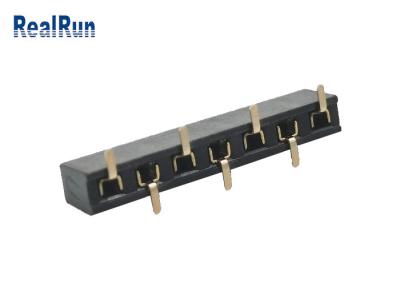 中国 2.54mmの単一の列PCBのコネクターの金張り7 Pinの表面取り付けSMDヘッダーのコネクター 販売のため