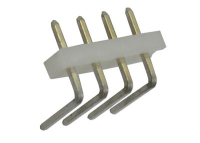 Cina Un bordo di 4 Pin per imbarcarsi sul singolo angolo retto dell'intestazione di Pin di fila dell'intestazione attraverso il foro in vendita