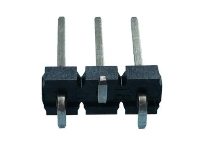 Cina Singolo tipo passo di SMT del connettore dell'intestazione di Pin di fila di 3 Pin del nero 5.08x2.5mm in vendita