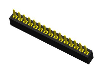 Cina Tipo 15 fila diritto 1.0mm x 2.1mm di SMT del connettore femminile dell'intestazione di Pin singola in vendita