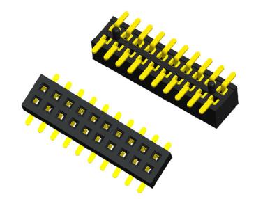 Cina Diritto femmina del connettore dell'intestazione di 20 Pin un tipo fila 1.0X2.1mm da 180 gradi del doppio in vendita