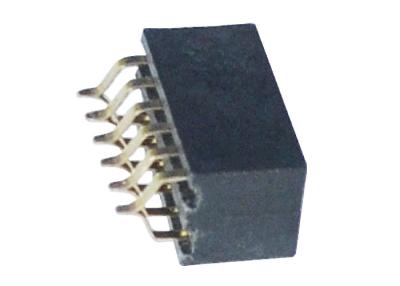 中国 /倍の列の女性ヘッダー1.27mm 6ピン コネクタ横のSMTのタイプ選抜して下さい 販売のため