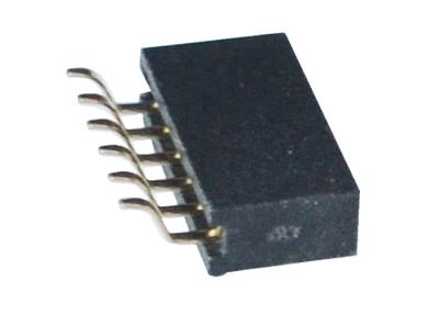 中国 /倍の列の女性ヘッダー1.27mm 6ピン コネクタ横のSMTのタイプ選抜して下さい 販売のため