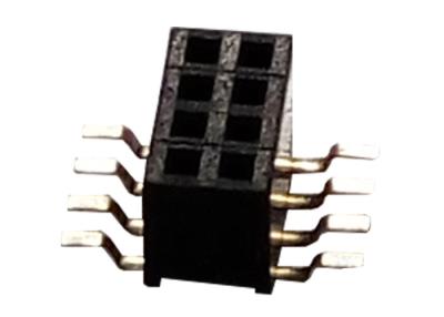 Cina Connettori femminile dell'intestazione di 8 Pin singolo tipo il nero di SMT di fila di 3.4mm x di 1.27mm in vendita