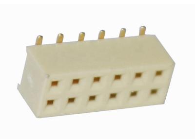 Cina 12 tipo doppio di SMT di fila del PWB del connettore dell'intestazione di Pin del passo femminile del connettore 2.0mm in vendita