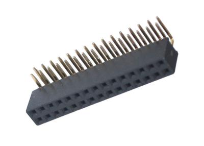 Cina Resistenza al fuoco femminile ad angolo retto di Pin del connettore 30 dell'intestazione per elettronica in vendita