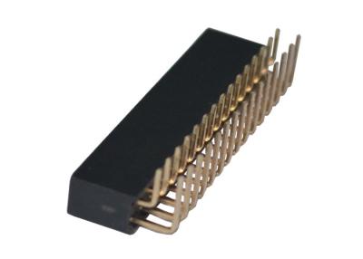 Cina Resistenza al fuoco femminile ad angolo retto di Pin del connettore 30 dell'intestazione per elettronica in vendita