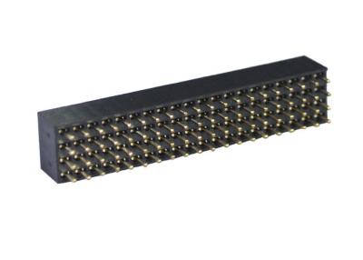 Cina una lega di rame tetrastica da 180 gradi del connettore dell'intestazione del perno cilindrico della femmina di 2.0mm in vendita