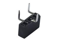China Black Single Row Header Connector 2.54 Female Header SMT Type Fireproof for sale