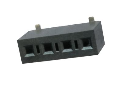 Cina Tipo fila femminile di SMT del connettore 3.96mm dell'intestazione di Pin singola attraverso la plastica del foro in vendita
