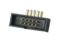 China One Row Box Header Connector Right Angle Type PCB Board Gold Flash for sale