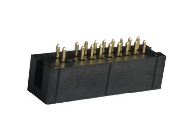 中国 大きい現在の箱ヘッダーのコネクター2.54mm 20 ピンはピンがまっすぐに黒くする2つを空けます 販売のため