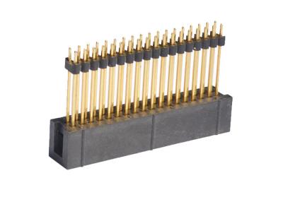 Cina Connettore diritto d'ottone dell'intestazione dell'intestazione 2.54mm di Pin del contatto 18 per il bordo del PWB in vendita
