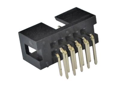 Cina connettore dell'intestazione della scatola di 2.54mm 90 tensione di Withstand dei perni 500V dell'intestazione di grado in vendita