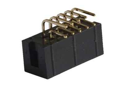 Cina connettore dell'intestazione della scatola di 2.54mm 90 tensione di Withstand dei perni 500V dell'intestazione di grado in vendita