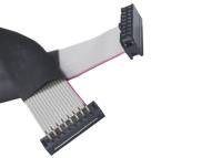 China Custom 2.0mm IDC Flat Cable Assembly Hook Rectangular Solder Termination for sale