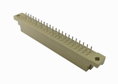 China Van de de Rijspeld van de koperlegering de Dubbele van de Kopbal 2.54 Mm Hoogte Vrouwelijke Rechte 180 Graad Te koop
