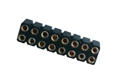Cina Lavorato intorno alla IMMERSIONE femminile PPS 2.54mm 180° UL94V 0 del connettore dell'intestazione di Pin in vendita