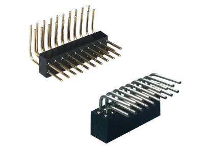 Cina Pin femminile del connettore 20 del bordo del PWB dell'angolo retto dell'intestazione di doppia fila di 1.27mm in vendita