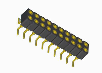 中国 2列SMTの円形の女性ピンヘッダー20 ピン PCBヘッダーの女性2.0mmピッチ 販売のため