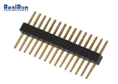 中国 15ポーランド人0.75A PA6T 0.3mmの末端Pinヘッダーのコネクター 販売のため