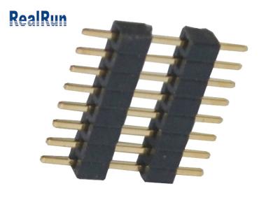 中国 積み重ね可能な穴ヘッダーのコネクターを通した1*8 Pin PA6T 1.0mm 販売のため