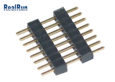 中国 積み重ね可能な穴ヘッダーのコネクターを通した1*8 Pin PA6T 1.0mm 販売のため