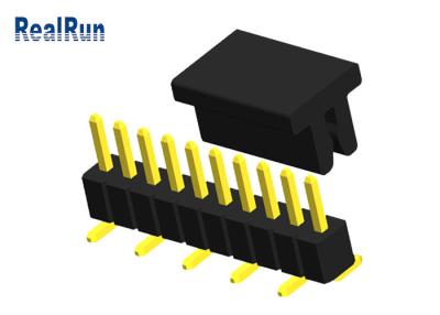 中国 1.0mm 1x10帽子が付いている単一Row10P男性ヘッダーのコネクター 販売のため