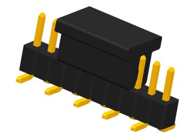 Cina singolo Row10P connettore maschio dell'intestazione di 1.0mm 1x10 con il CAPPUCCIO in vendita