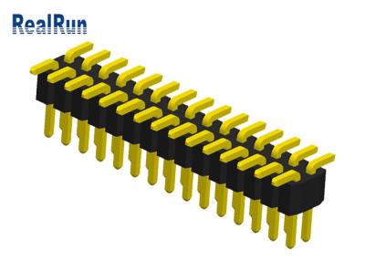 中国 PA6T 1.0mmの二重列2x10P SMD Pinヘッダーのコネクター 販売のため