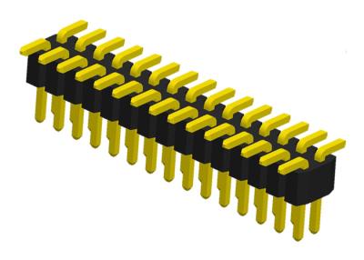 中国 PA6T 1.0mmの二重列2x10P SMD Pinヘッダーのコネクター 販売のため