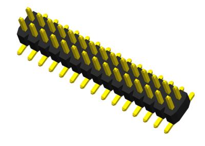中国 PA6T 1.0mmの二重列2x10P SMD Pinヘッダーのコネクター 販売のため