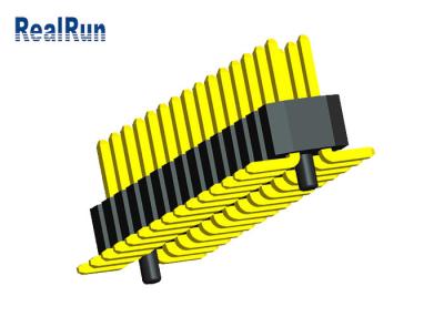 中国 1.0mmピッチの位置のポストが付いている二重列SMT Pinヘッダー0.75A 販売のため