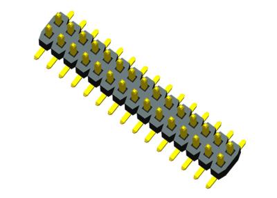 中国 1.0mmピッチの位置のポストが付いている二重列SMT Pinヘッダー0.75A 販売のため