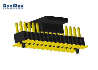 中国 40 Pin 1.0mmピッチPA6T 0.75Aの二重列の男性ヘッダー 販売のため