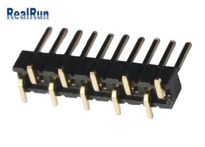 中国 10pin単一の列500VAC PA6T SMD男性ヘッダーのコネクター 販売のため