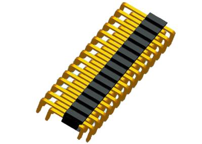 China Tipo passo de U de Pin Header 1.27mm da fileira do dobro de PA6T 80P à venda