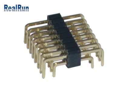 Cina Tipo passo di U di Pin Header 1.27mm di fila del doppio di PA6T 80P in vendita