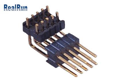 Cina Passo doppio ad angolo retto di Pin Header 1.27mm di fila di 500VAC 40P in vendita