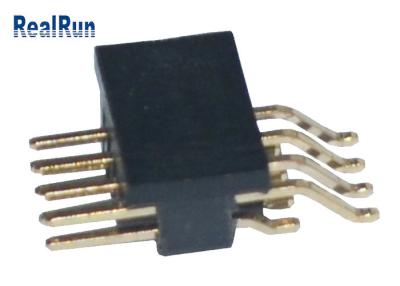 Cina 1.27mm SMT ad angolo retto PA6T Pin Header placcato oro 500VAC in vendita