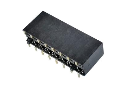China Da altura dupla do passo 8.5mm da fileira 2.54mm de PA9T encabeçamento fêmea de SMT à venda