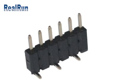 Cina Fila Pin Header 6pin Tin Plating del passo PA6T di SMT 2.0mm singola in vendita