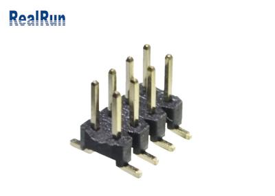 Cina Passo nero PA6T 12 Pin Pcb Connector Dual Row di 2.0mm in vendita