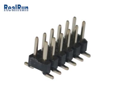 Cina Passo nero PA6T 12 Pin Pcb Connector Dual Row di 2.0mm in vendita