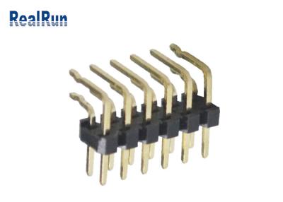 Cina Singolo SGS di Pin Header della plastica di 2*6 Pin Dual Row PBT in vendita