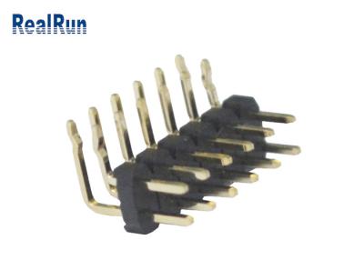 Cina Singolo SGS di Pin Header della plastica di 2*6 Pin Dual Row PBT in vendita