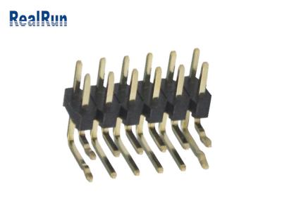 Cina Singolo SGS di Pin Header della plastica di 2*6 Pin Dual Row PBT in vendita