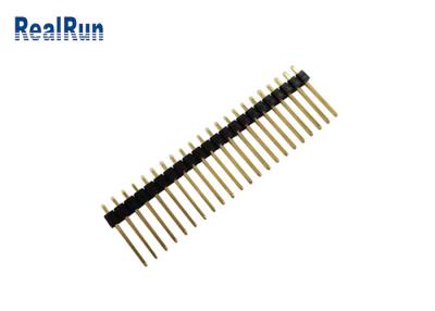 中国 金は10UまっすぐなヘッダーのコネクターPBT UL94V-0 2.54mmピッチをめっきした 販売のため